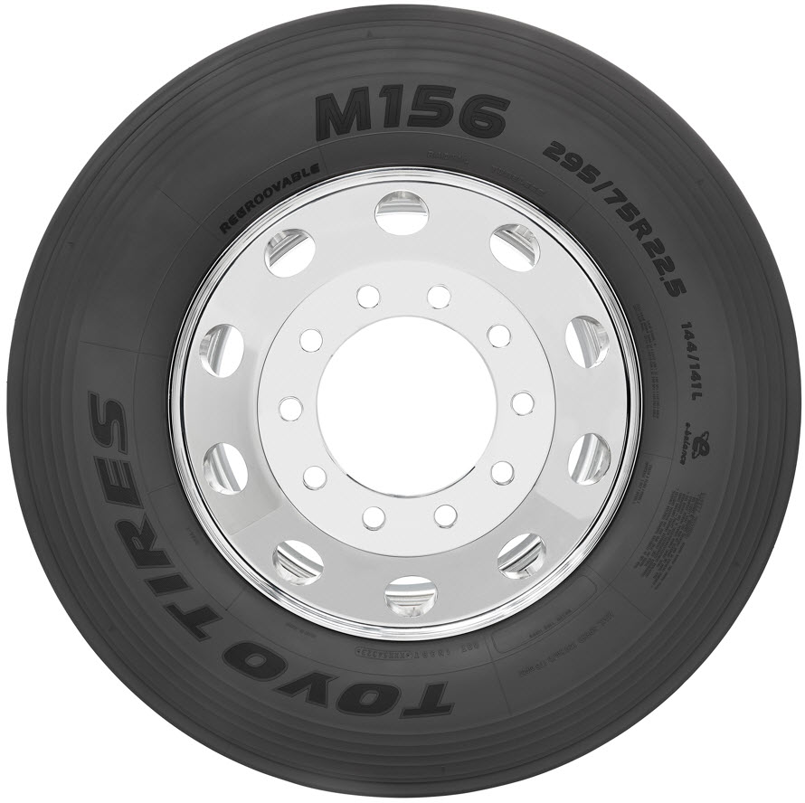 The M156 is an urban and regional SmartWay-verified tire. | Toyo Tires